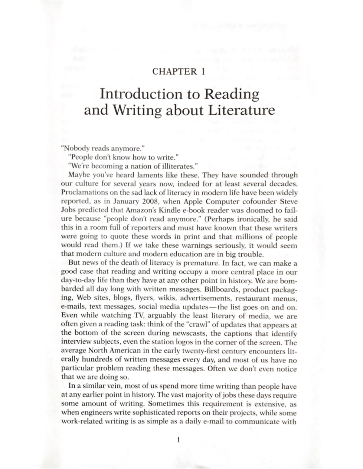 Literature All-4 - EWRT 1B - Studocu