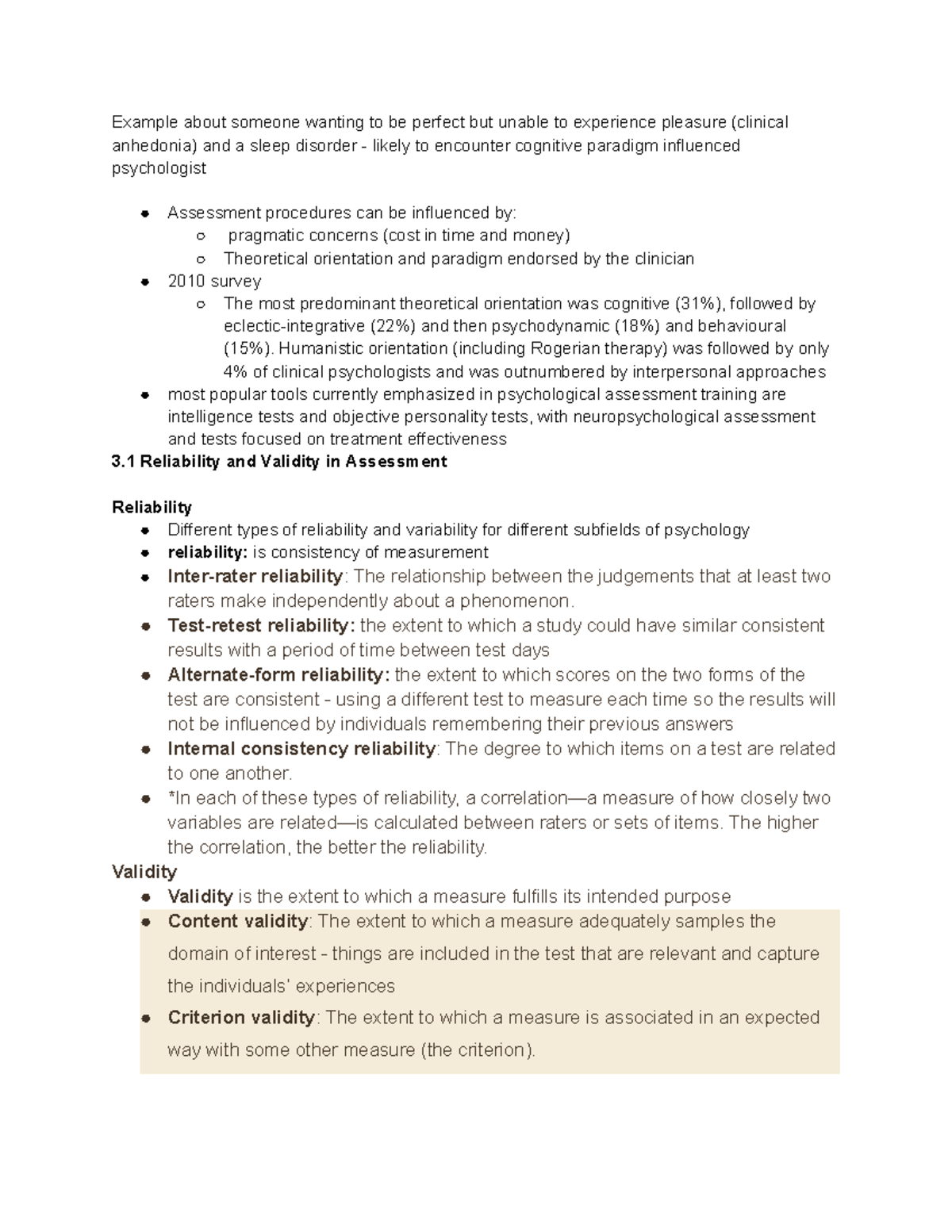 PS280 Week 3 - week 3 notes - Example about someone wanting to be ...
