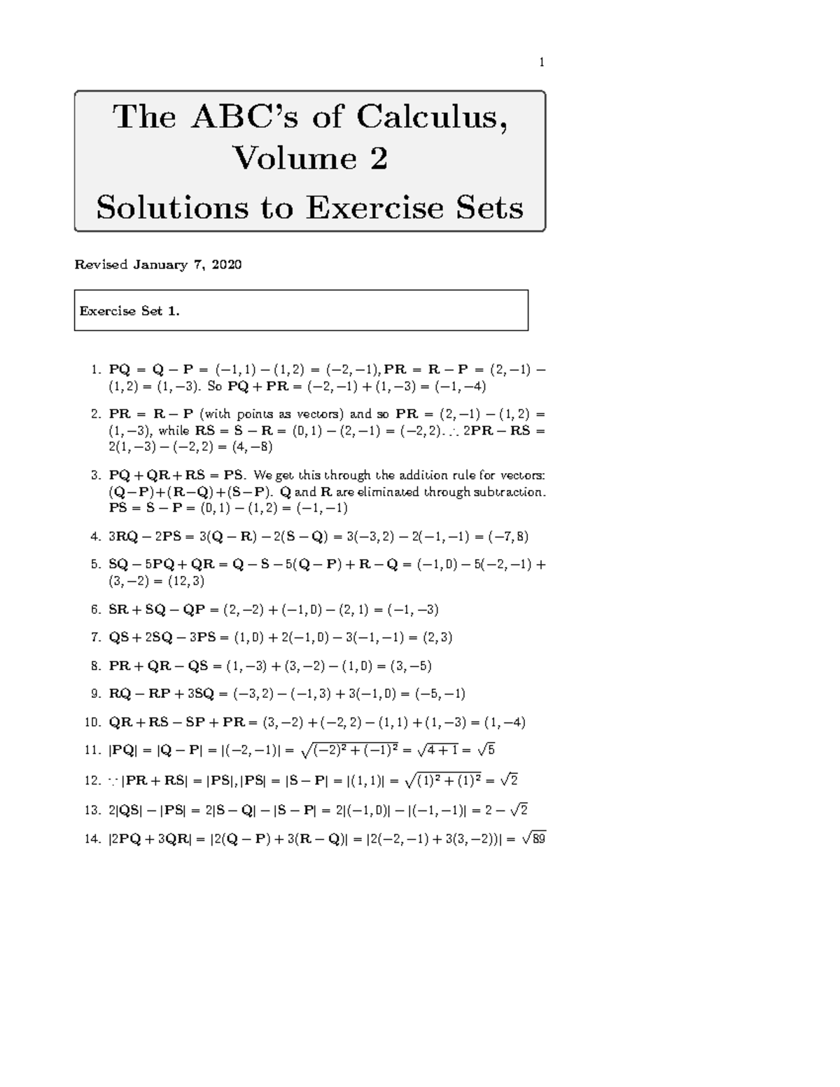 ABC2-Solutions - textbook solutions - The ABC’s of Calculus, Volume 2 ...