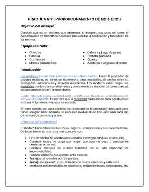 Conclusion 8 Concreto - .... - Conclusión: Esta práctica realizada fue ...