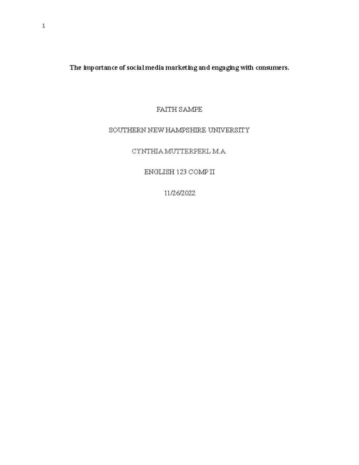 Module 5-6 Assignement Persuasive Essay Rough Draft - The importance of ...