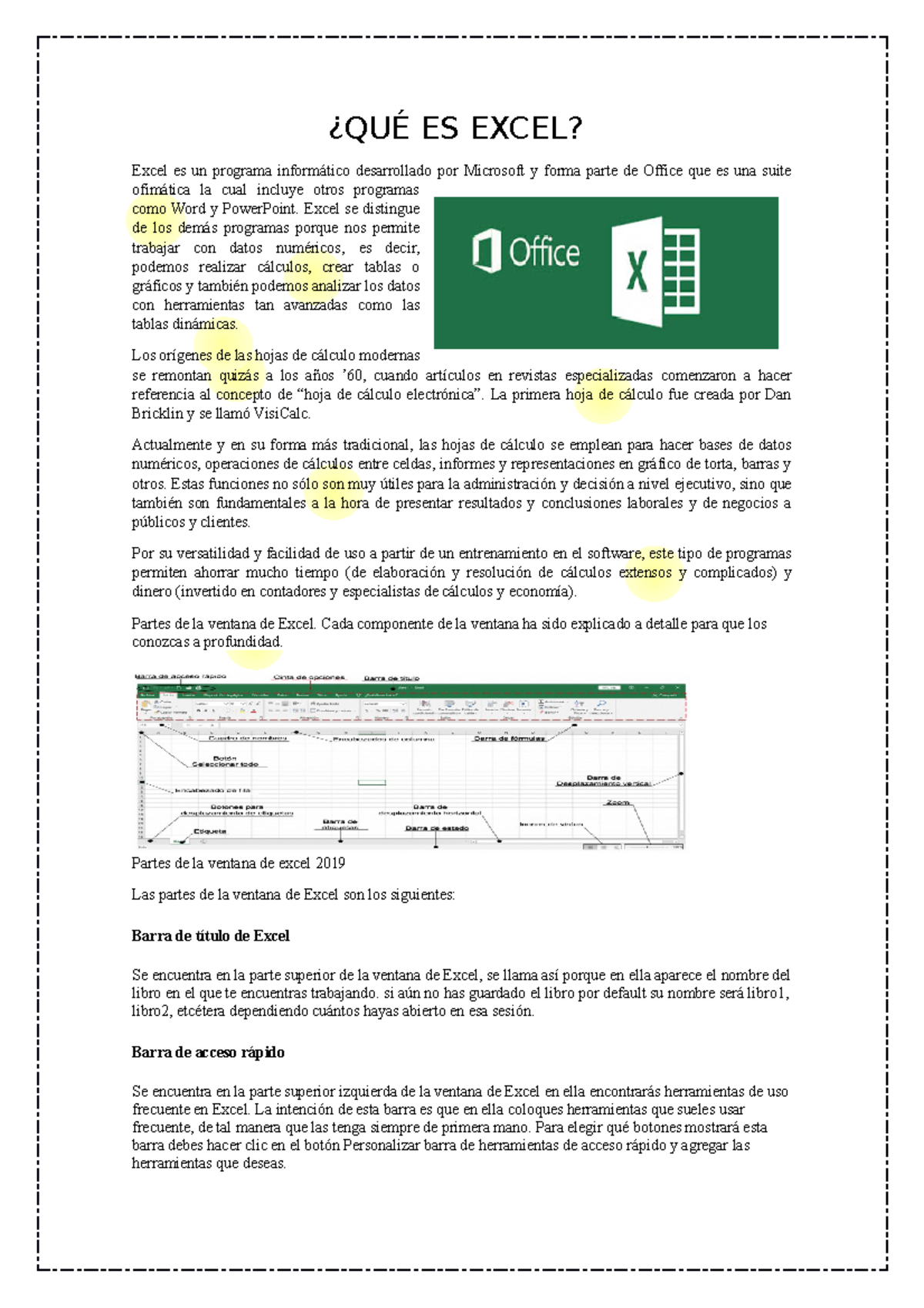 QUÉ ES Excel - ¿QUÉ ES EXCEL? Excel es un programa informático ...