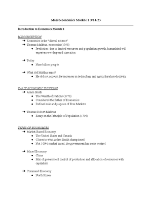 ECO2013 Macroeconomics Module 19 - Macroeconomics Module 19 4/22 ...
