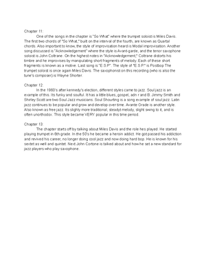 Unit 2 Reading - wrote summary paragraphs of each chapter in unit 2 ...