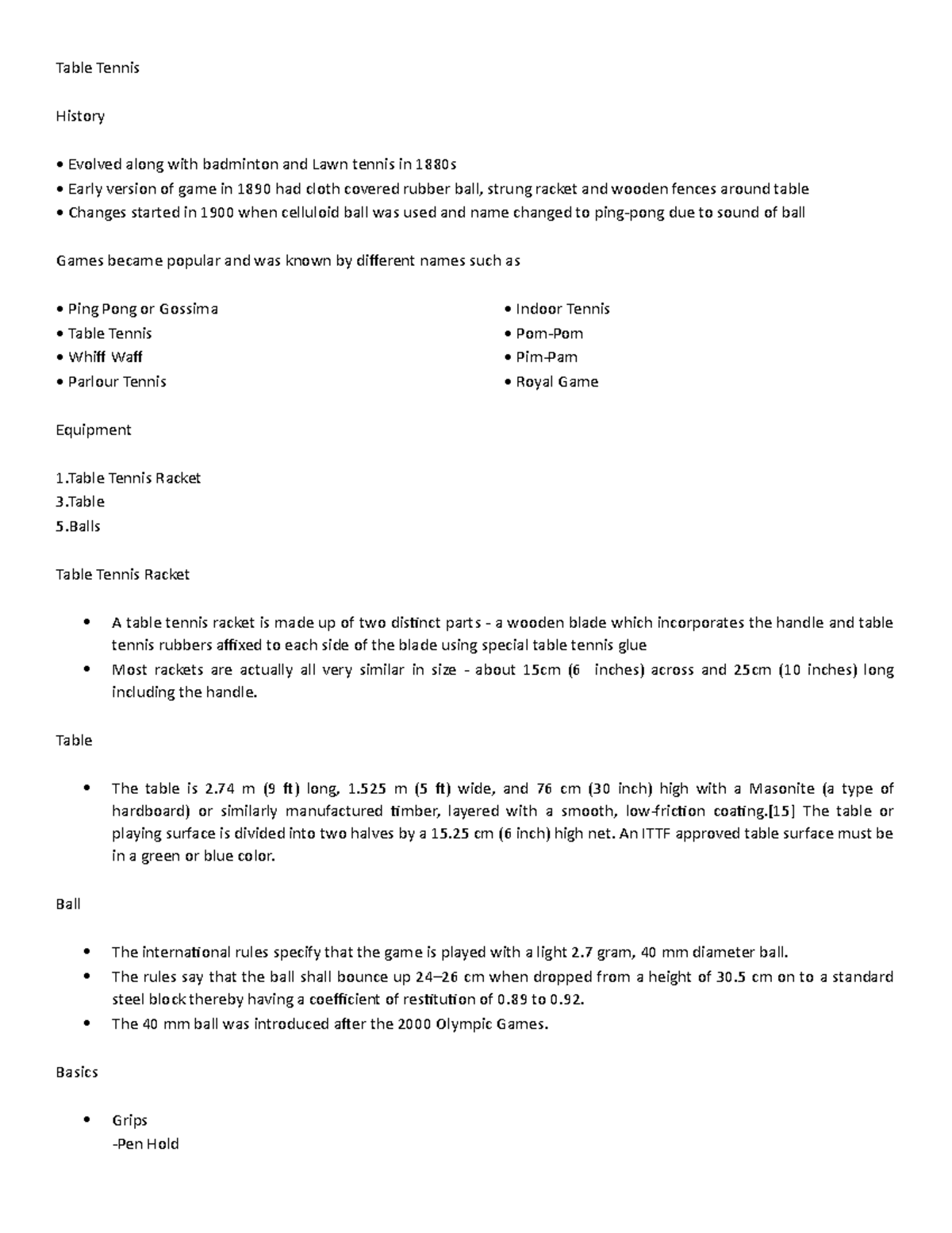 Table-Tennis - Table tennis, also known as ping-pong and whiff-whaff ...