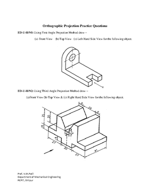 Technical Drawing Exams 2021 (1) - INSTRUCTIONS Attempt all questions ...