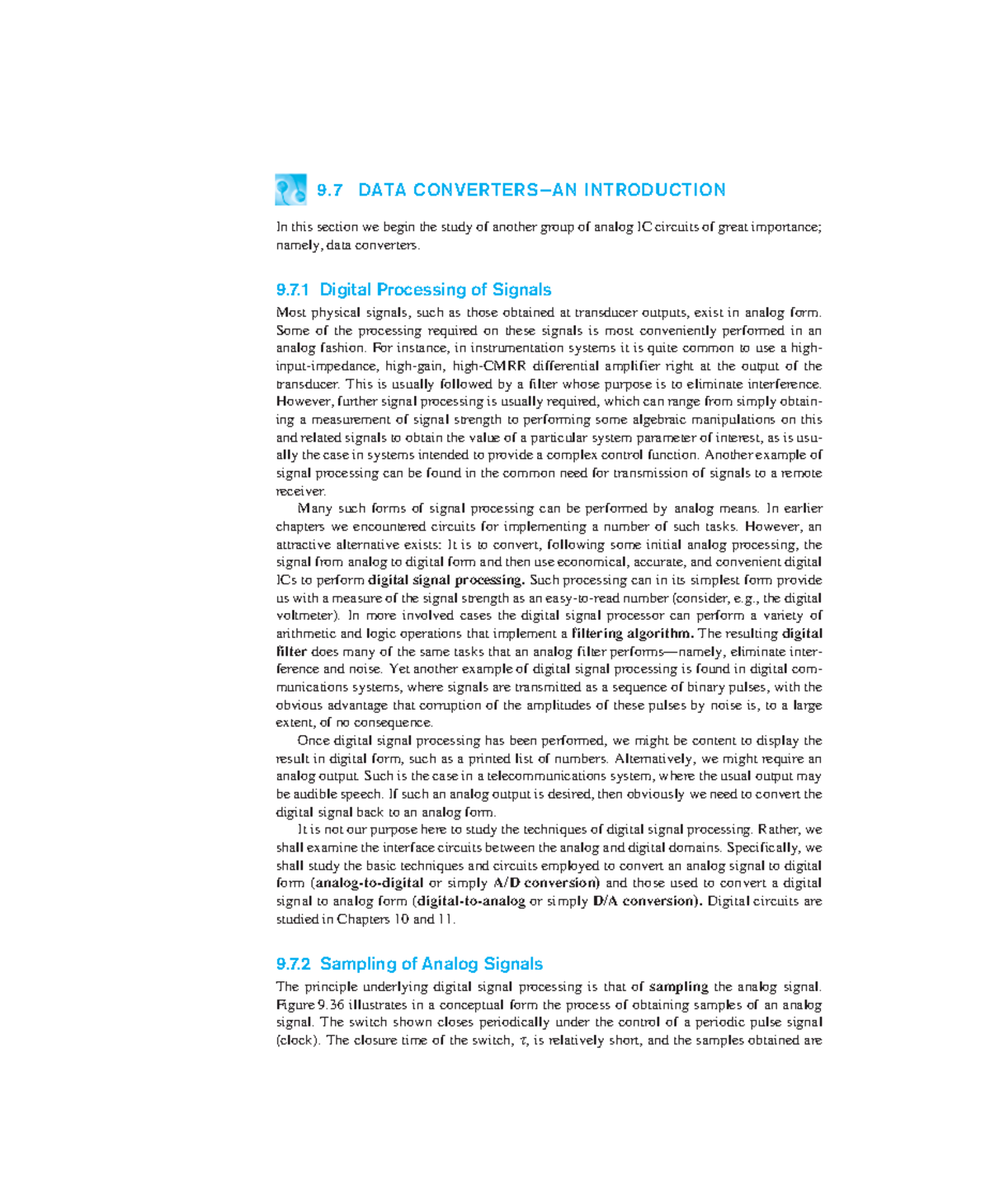 Data Converters notes - 9 DATA CONVERTERS—AN INTRODUCTION In this ...