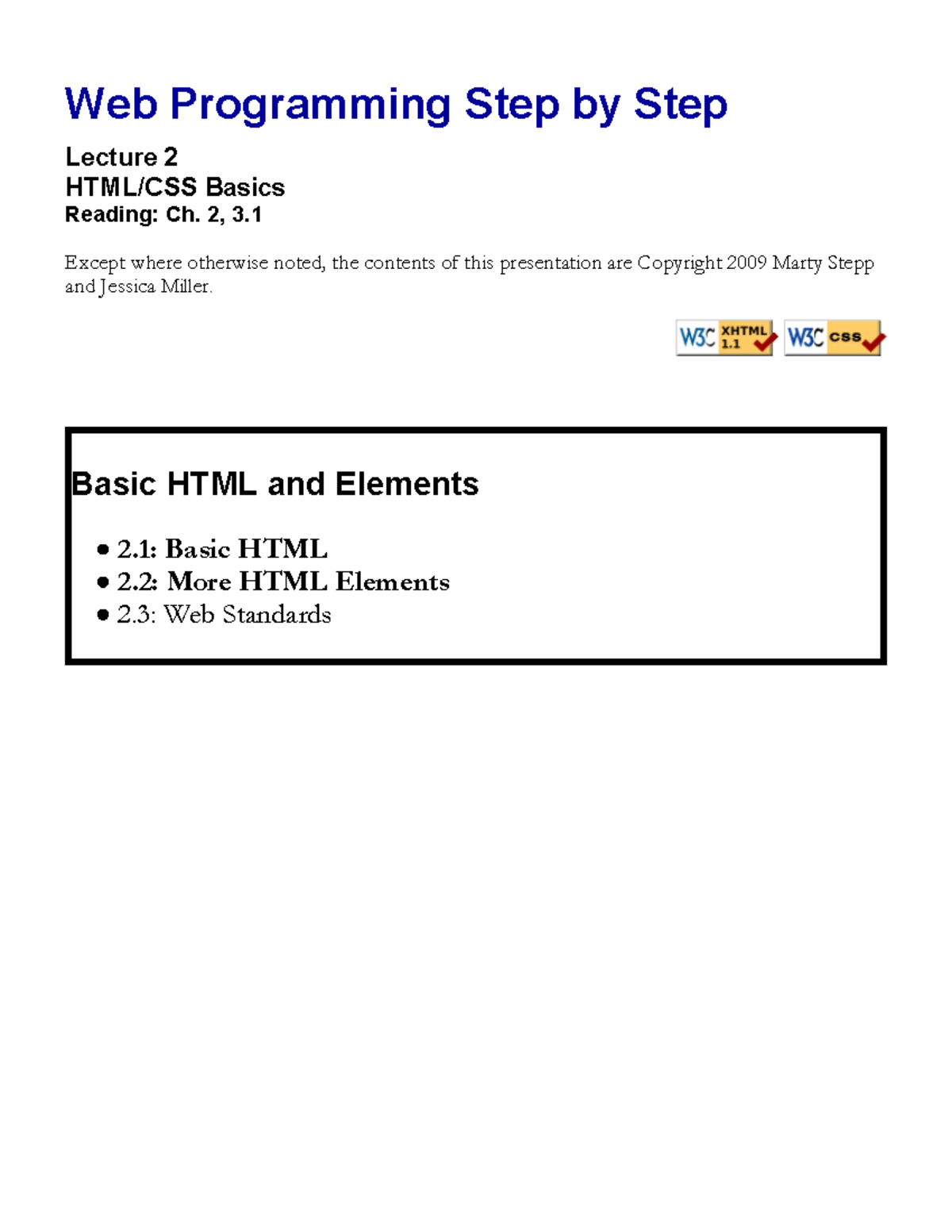 Lecture 02-html css - Tài liệu lập trình web - - Studocu