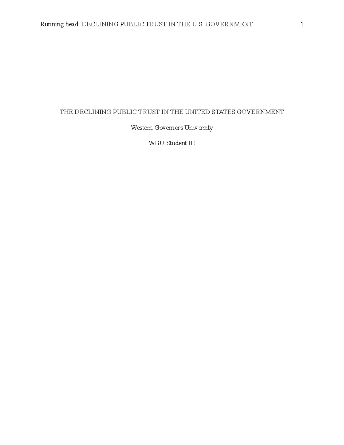 Causal Essay submission - C455 - WGU - Studocu