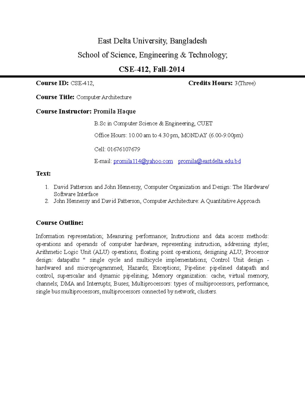 Cse412chapter 1 East Delta University Bangladesh School Of Science Engineering And Technology 