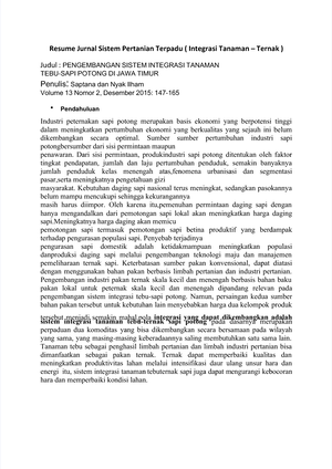 Contoh Resume Jurnal Penelitian - Review Jurnal PENGARUH IMPLEMENTASI ...