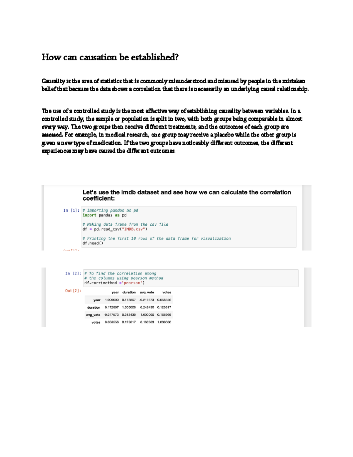 How can causation be established - How can causation be established ...