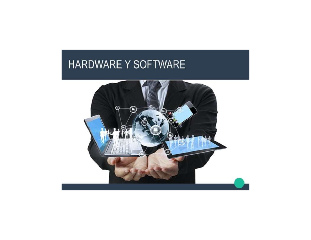 Software y hardware - informática - Studocu