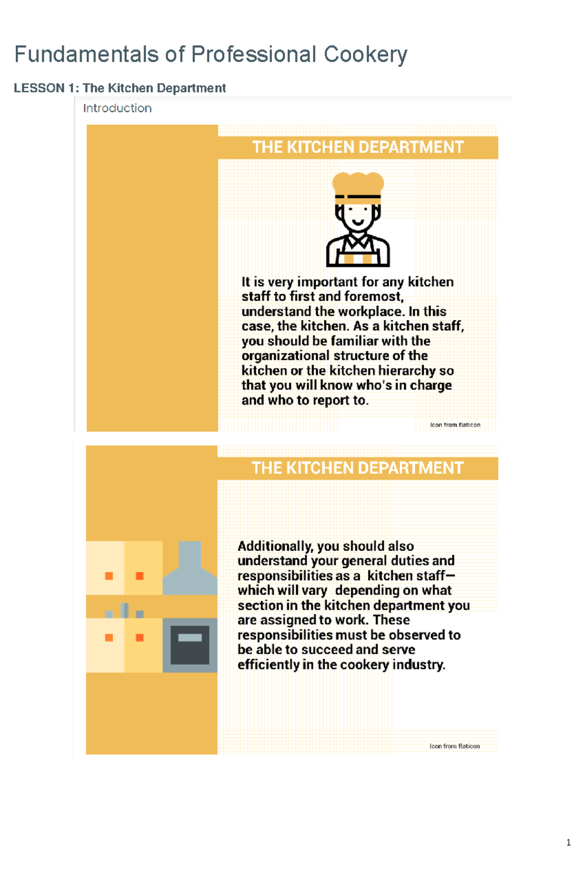 Cookery IMS Updated ( Fundamentals OF Cookery) - Fundamentals of ...