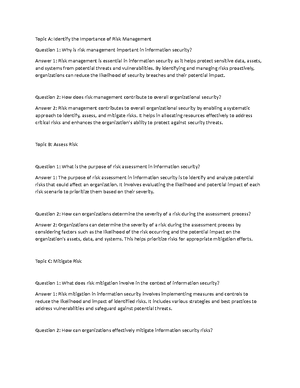[Solved] Choose 3 risk domains and identify potential - Risk Management ...