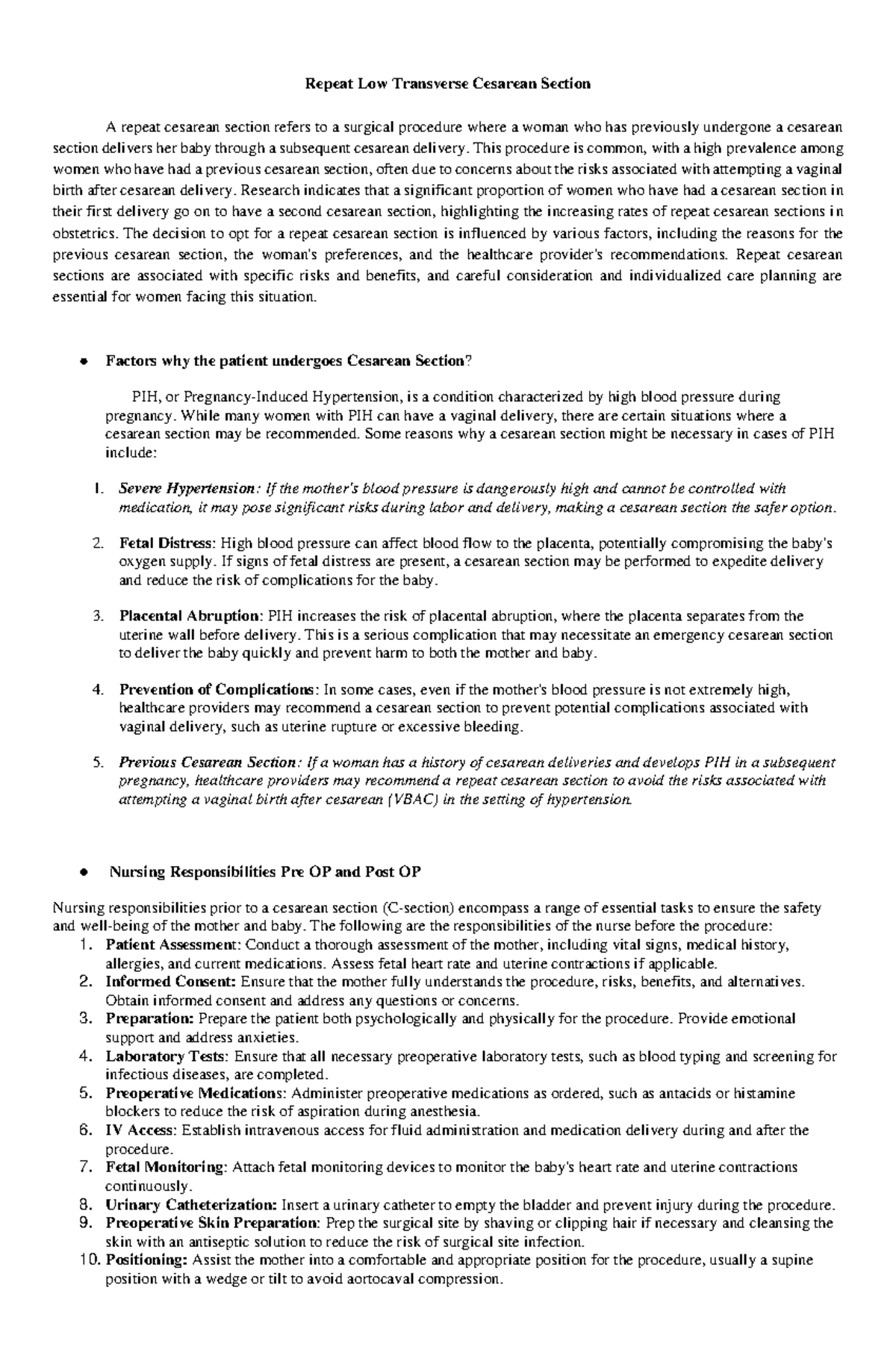 Inbound 7799768258241714352 - Repeat Low Transverse Cesarean Section A ...