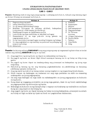 Lesson Plan sa produksyon (Auto Recovered) - Lesson Plan School DON ...