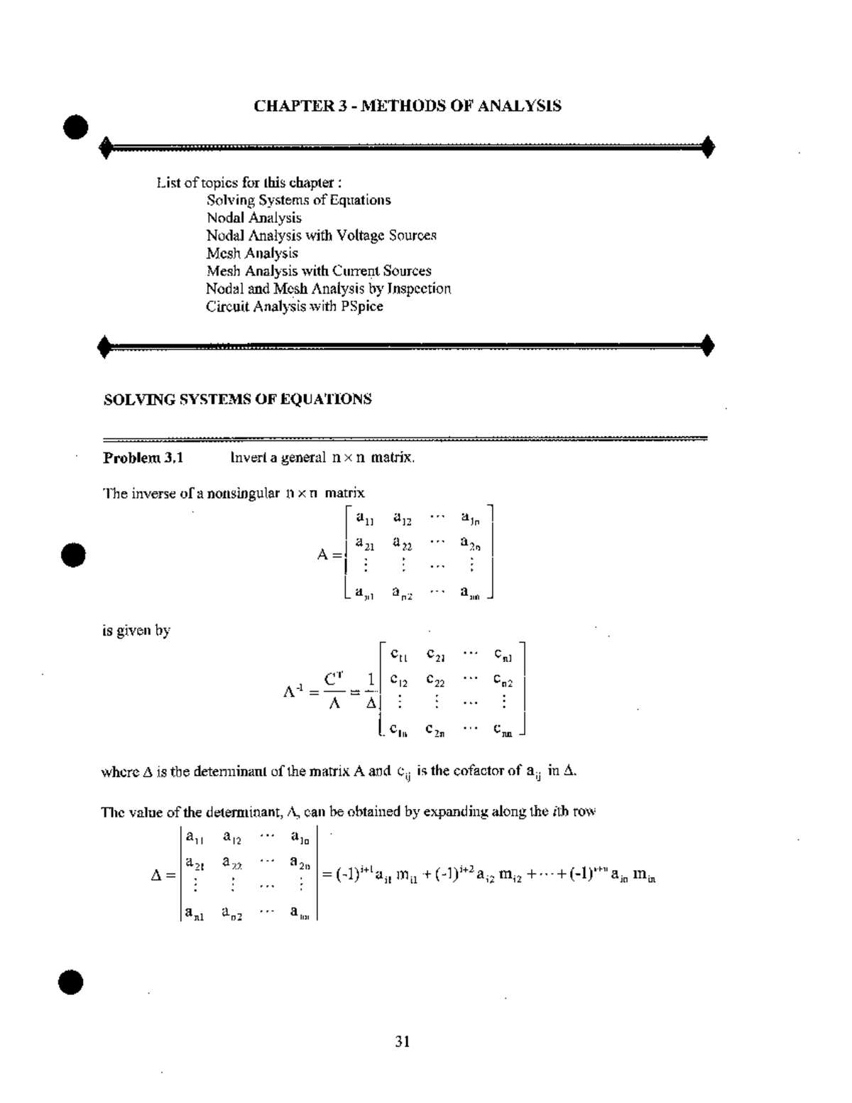 Chapter 3 Methods of Analysis - ECE 101 - Studocu