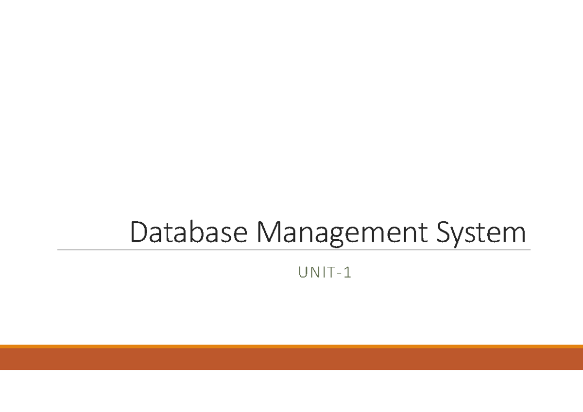 Data Lang Data Model Database Management System Unit Course Code 8268