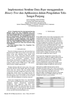 Penerapan Binary Search Tree dalam Database - Implementasi Binary ...