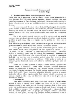 67 de eseuri bacalaureat limba i literatura romana m onofreipd - Romana ...