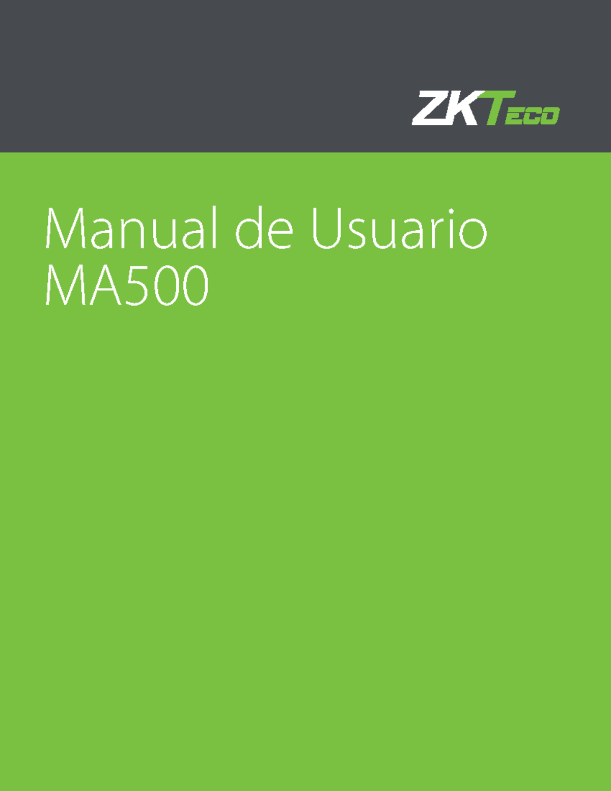 MA500 Manual de Usuario - Manual de Usuario MA Manual de Usuario Nota ...