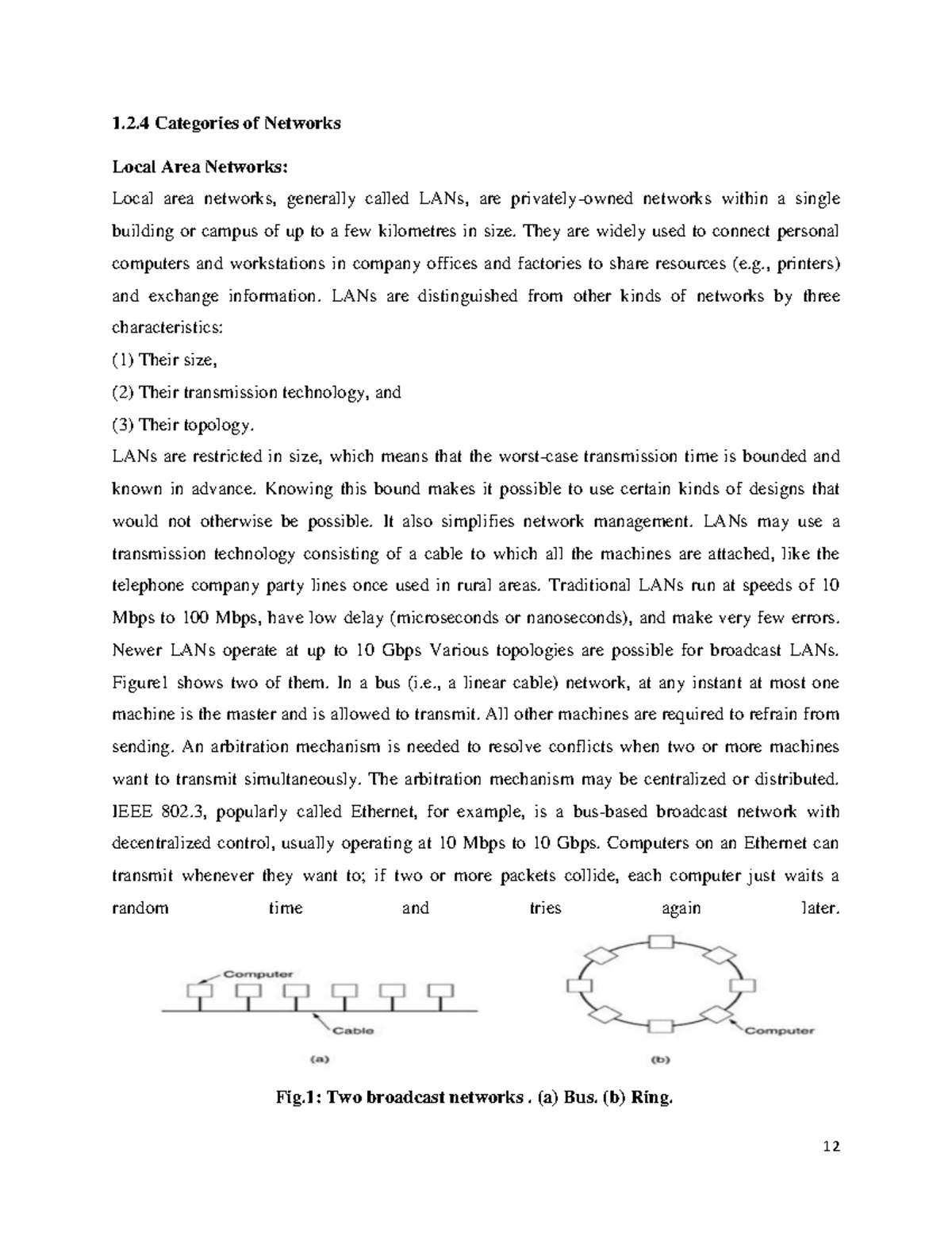 Computer Network - 1.2 Categories of Networks Local Area Networks ...