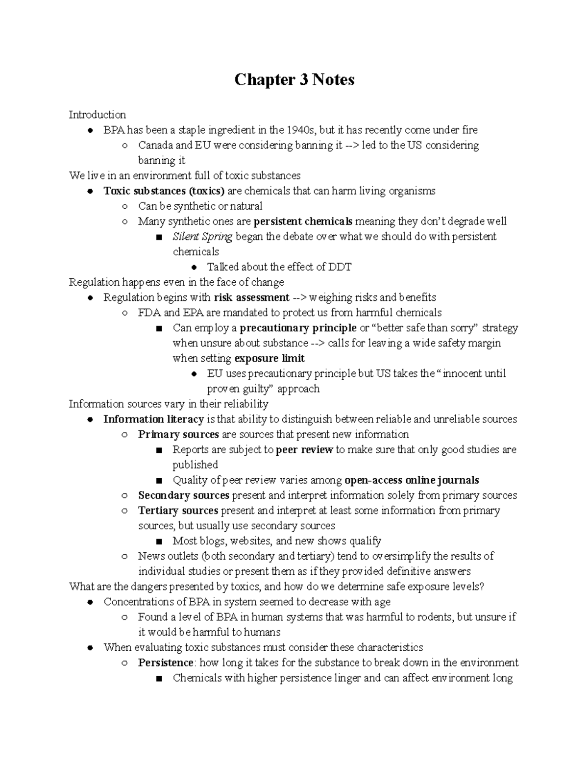 Chapter 3 Notes - parks - Chapter 3 Notes Introduction BPA has been a ...