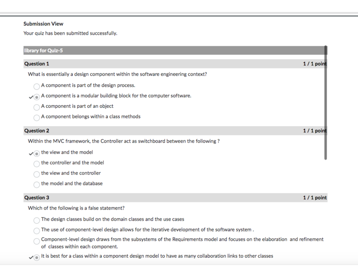 COMP 246 - Quiz 5 - Quiz 5 - COMP 246 - Studocu