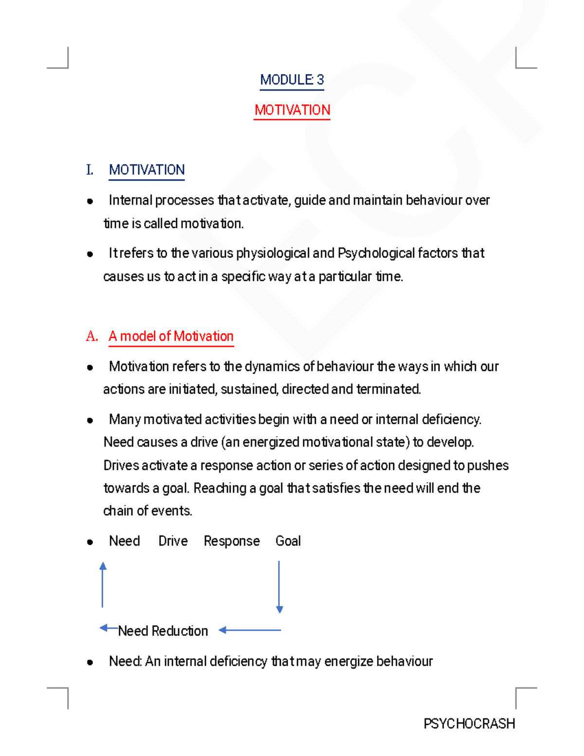 ECP- Motivation - ECP MODULE: 3 MOTIVATION I. MOTIVATION Internal ...
