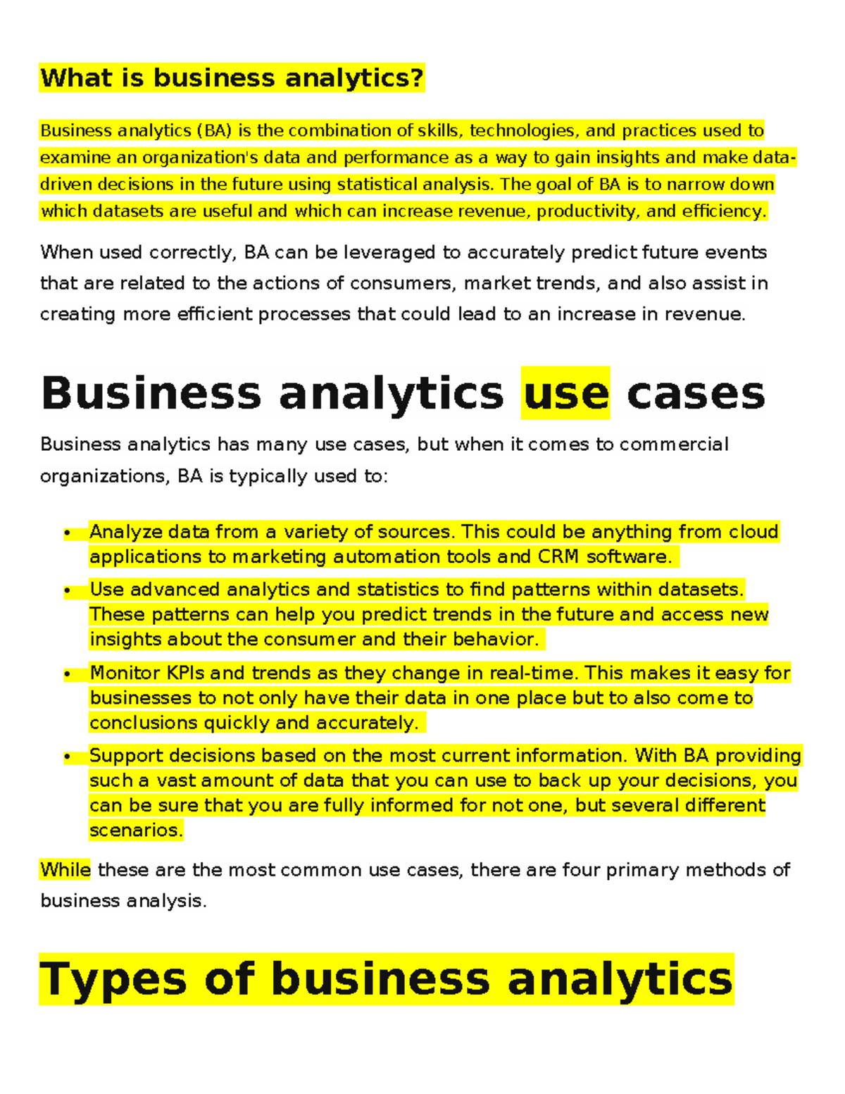 What-is-business-analytics - What is business analytics? Business ...