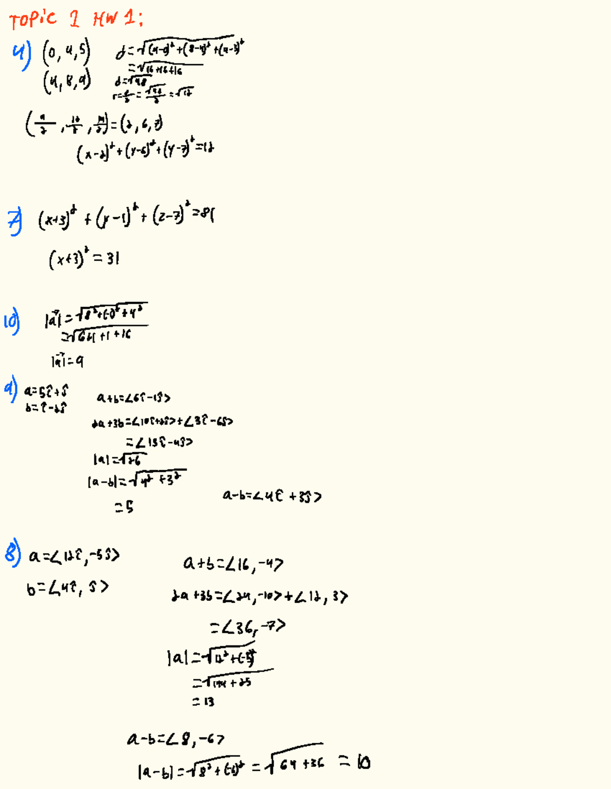 Math hw (calc 3) - homework from course - MATH 227 - Studocu