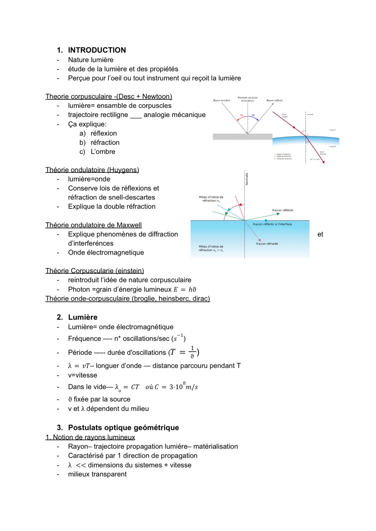Optique geometrique L1 - Studocu