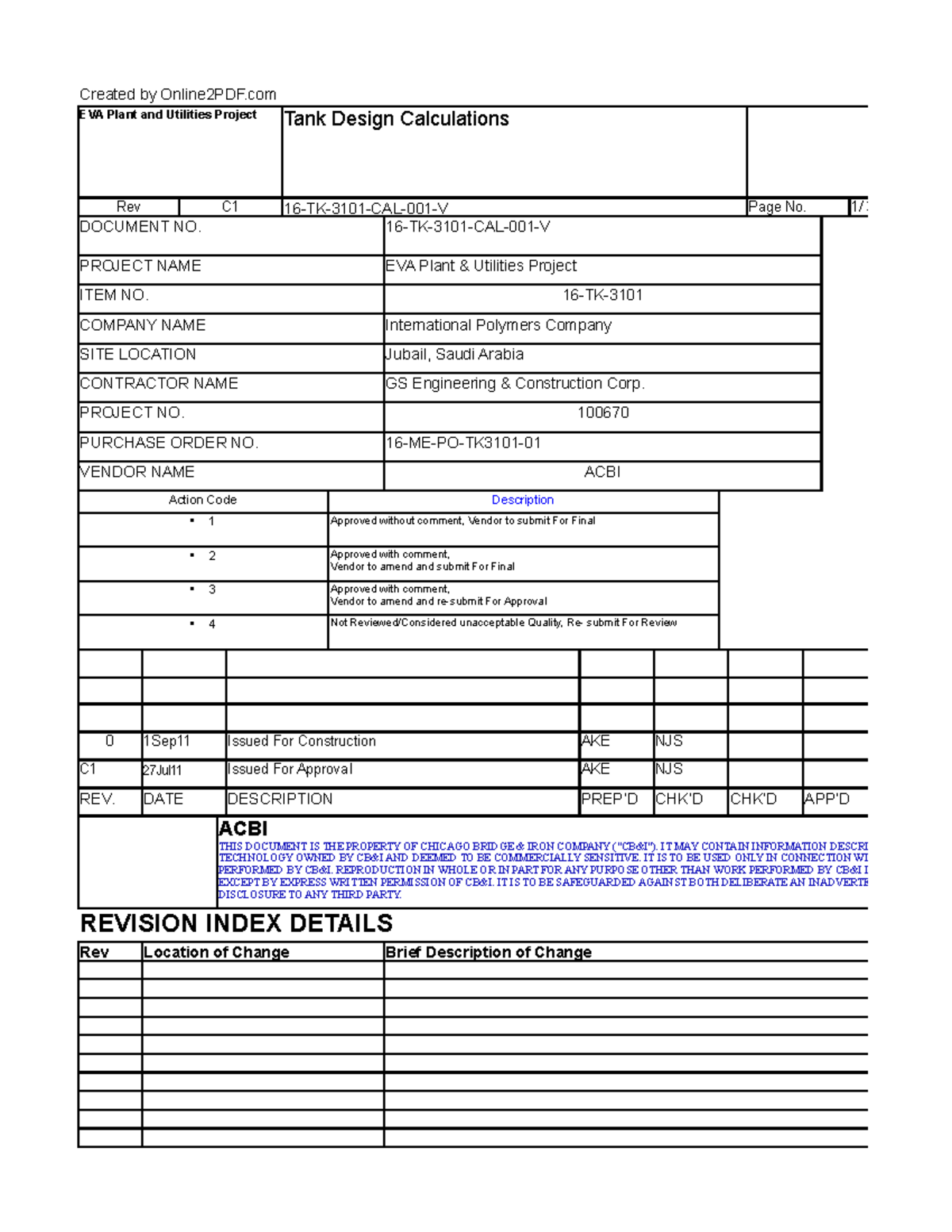 Api620 calculation pdf - 100670 0 Created by Online2PDF EVA Plant and ...