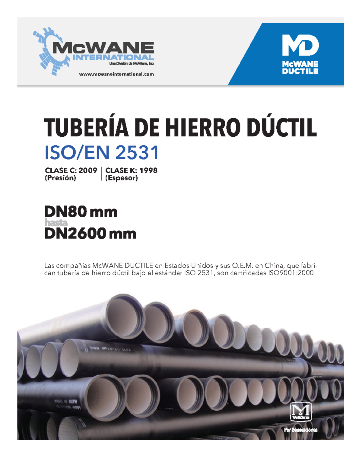 Tubería DE Hierro Dúctil - mcwaneinternational ####### Las compañías ...