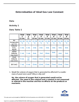 Week 6 Lab - This will be really helpful for yur project - CHEMISTRY ...