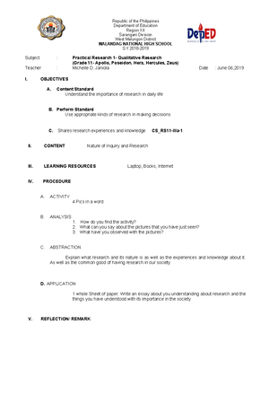 HG-G7 Module 7 RTP - ` Homeroom Guidance Quarter 2 – Module 7 : I Decide, I Learn 7 Homeroom ...