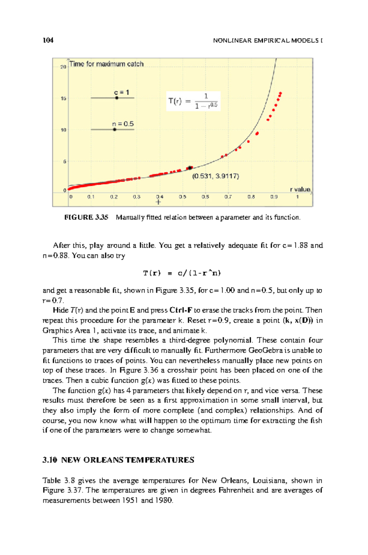 Mathematical Modeling Applications with Geo Gebra ( PDFDrive )-46 - 104 NONLINEAR EMPIRICAL ...