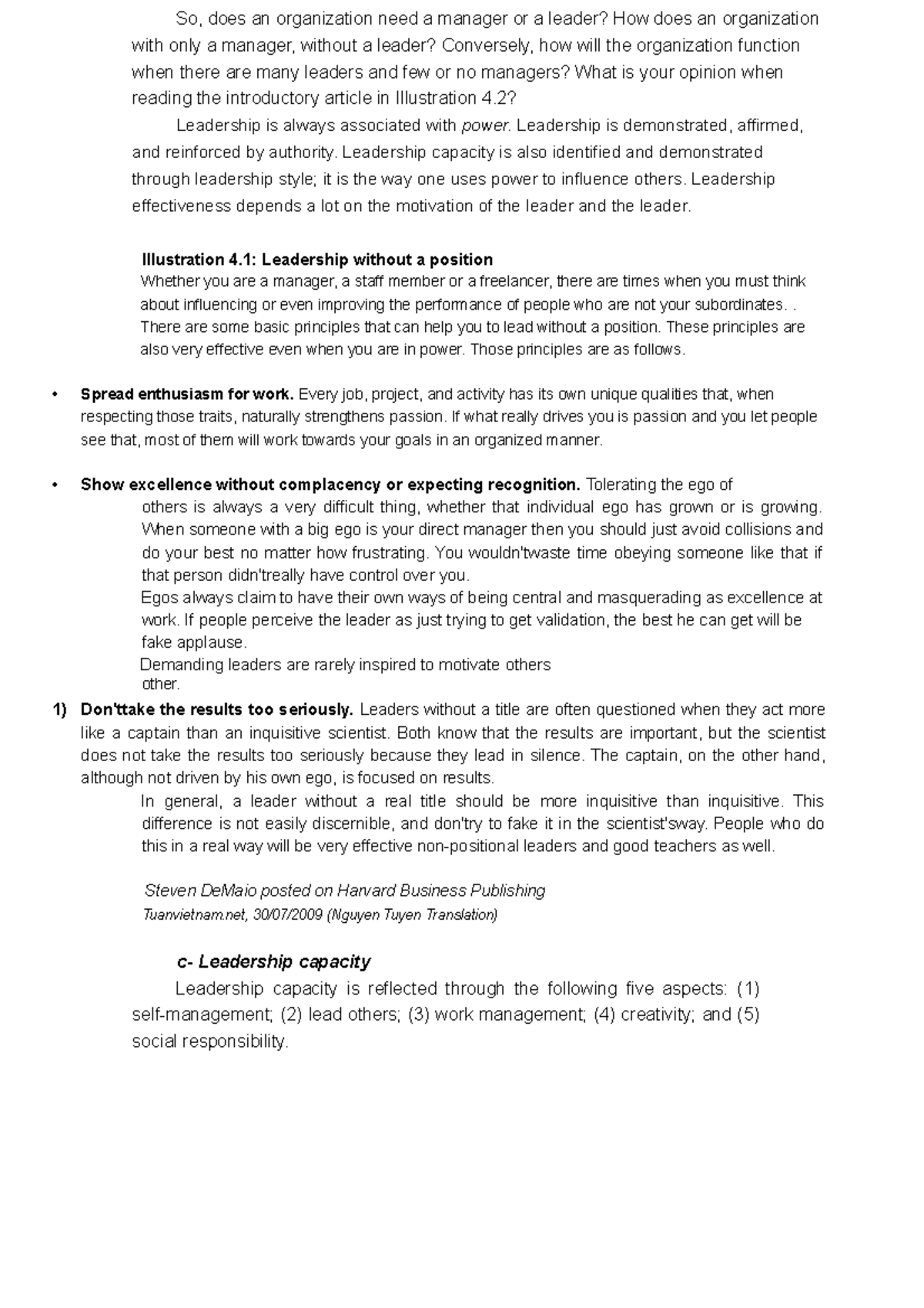 Note 11 - management - MK 4510 - GSU - Studocu