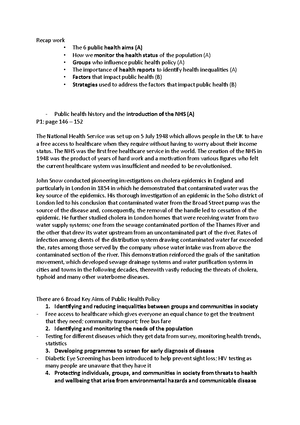 Black report - The report detailed the extent to which illness and ...