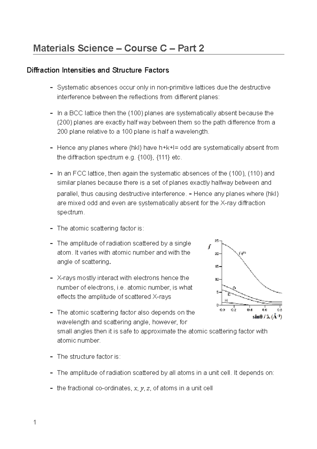Natural Sciences - Materials Science - Course C - Part 2 - Materials ...