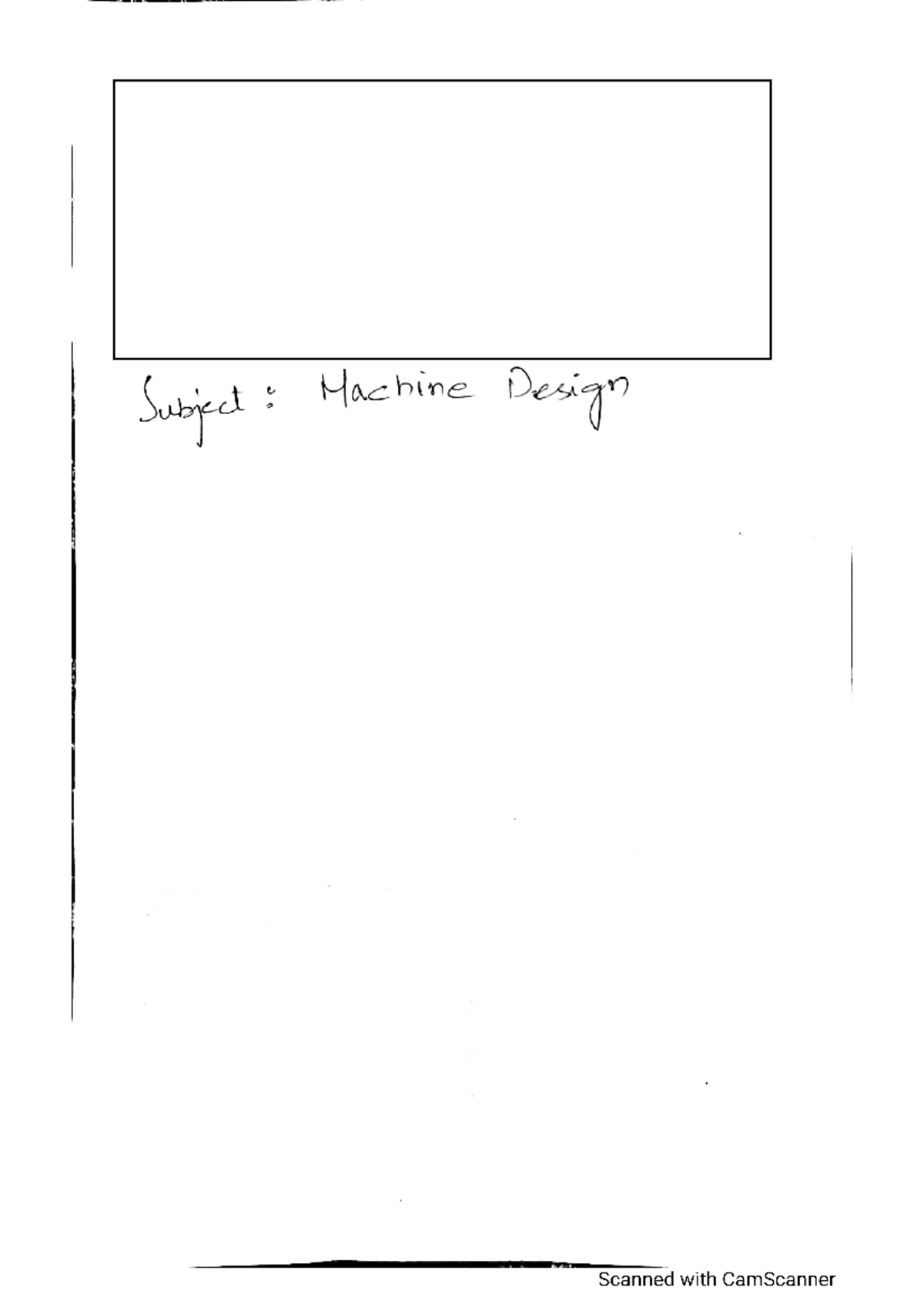 Machine design - Basic Mechanical Engineering - Studocu