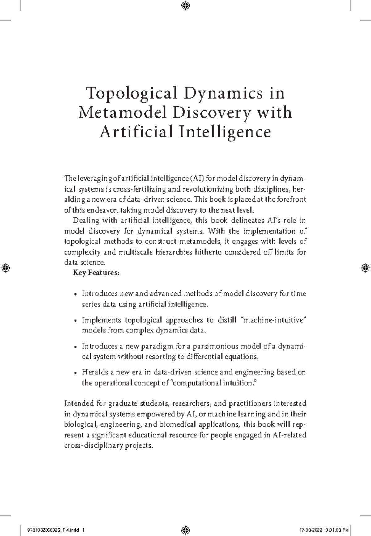 Topological Dynamics in Metamodel Discovery with Artificial ...