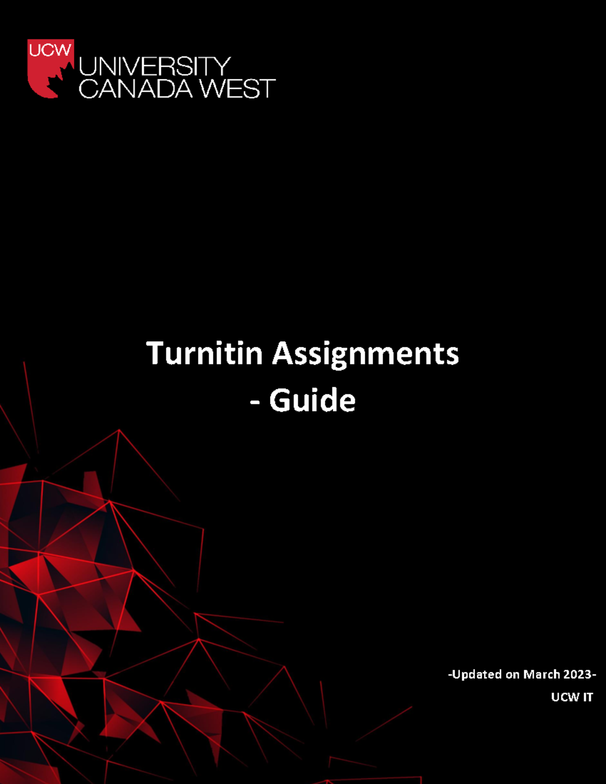 Turnitin Assignment Training Guide Student - Turnitin Assignments ...
