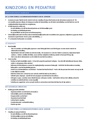 Basisbehoeften van het kind - HOOFDSTUK 1: Basisbehoeften bij het kind ...