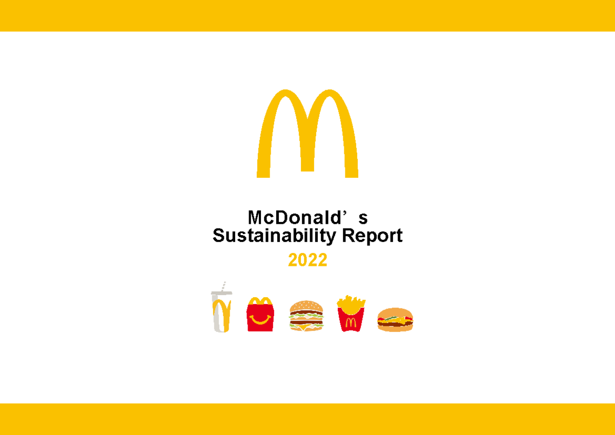 Sustainability Report 2022-en - McDonald ’ s Sustainability Report 2022 ...