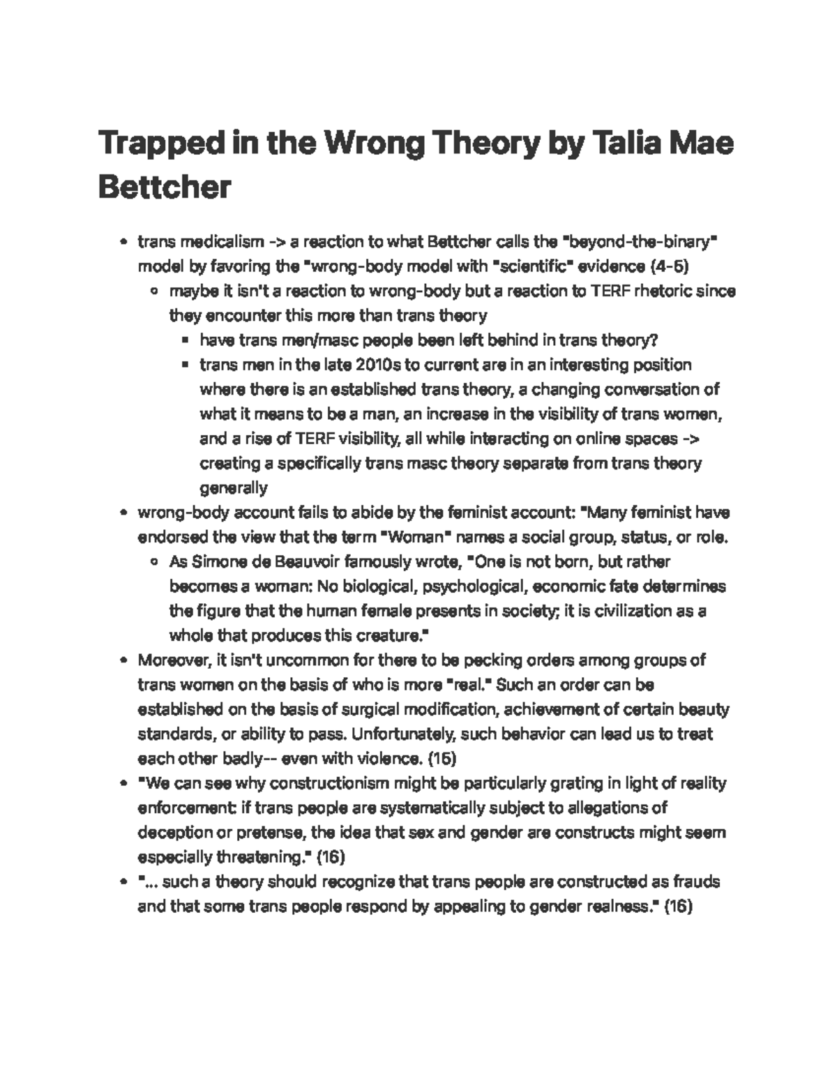 Trapped in the Wrong Theory by Talia Mae Bettcher - Tra p p e d i n t h ...