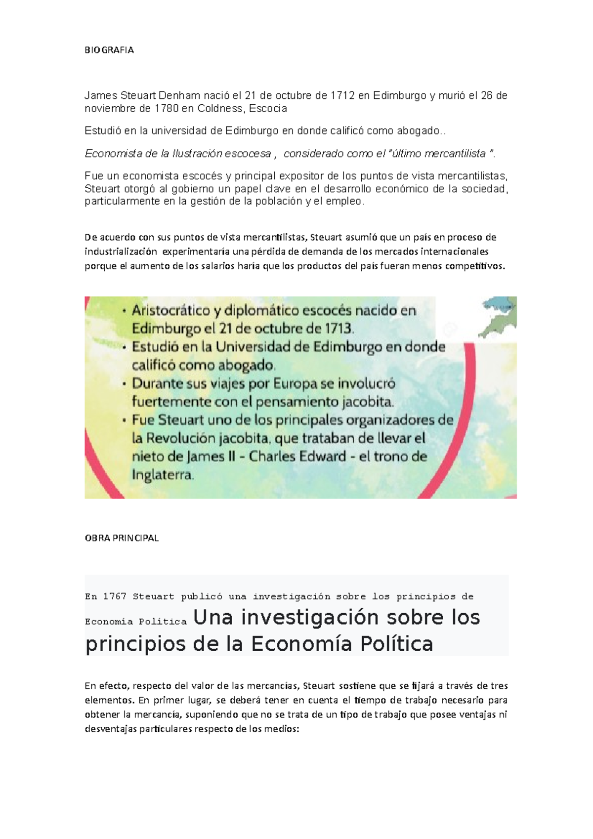 James - apuntes - BIOGRAFIA James Steuart Denham nació el 21 de octubre ...