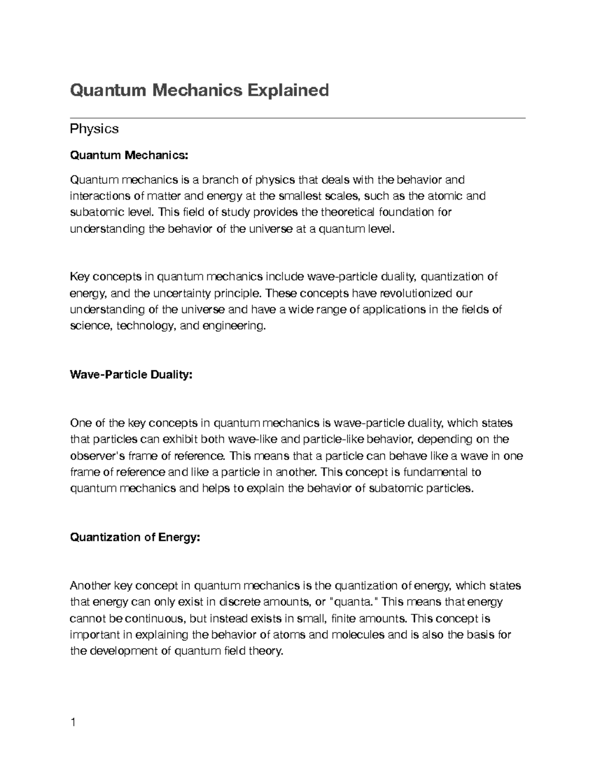 Quantum Mechanics Symbols
