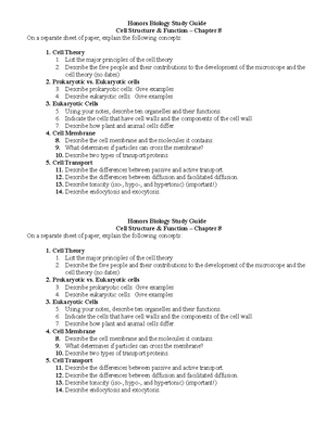 Cell Homeostasis Virtual Lab - - Studocu